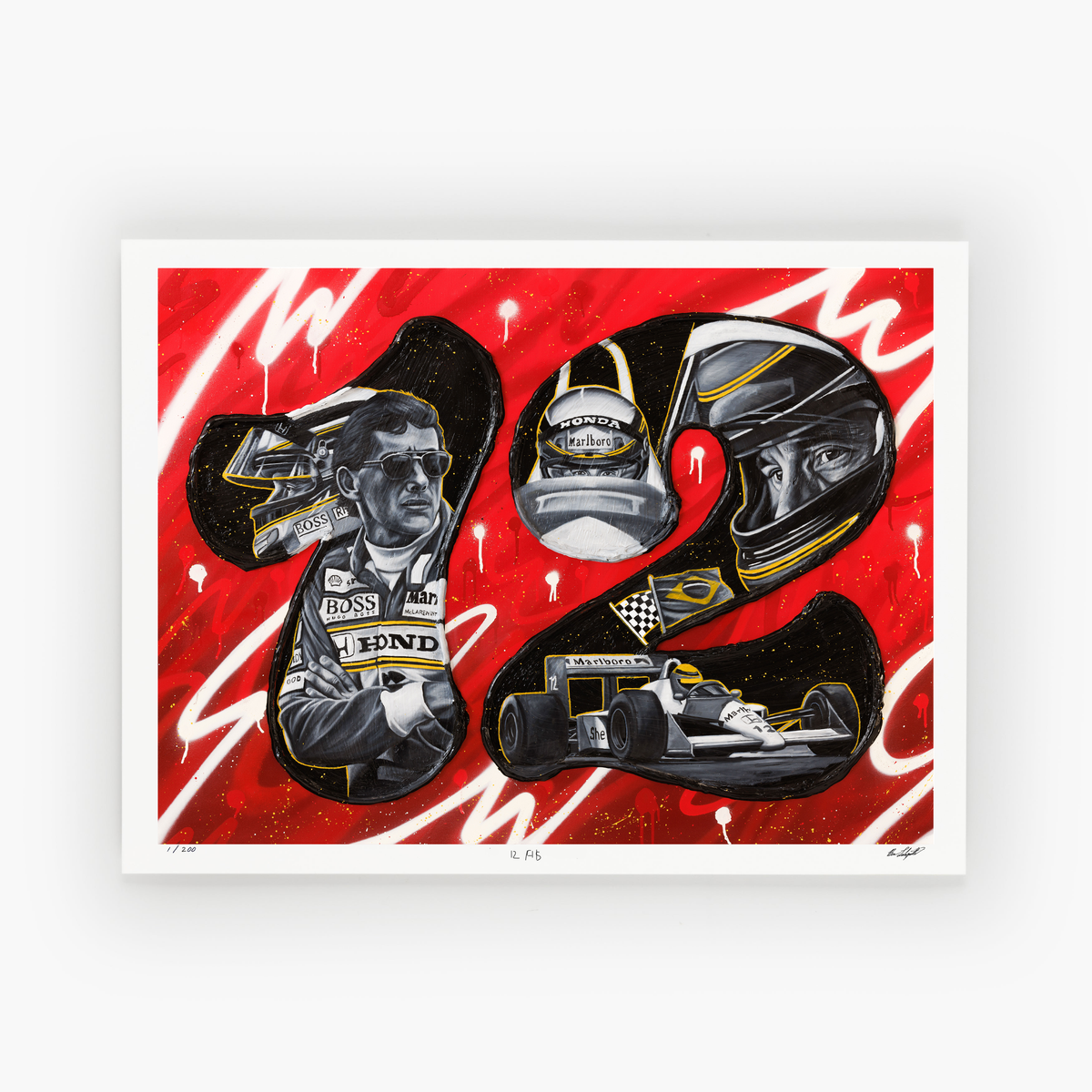 "Senna" Limited Edition Print – Ben Labuzzetta