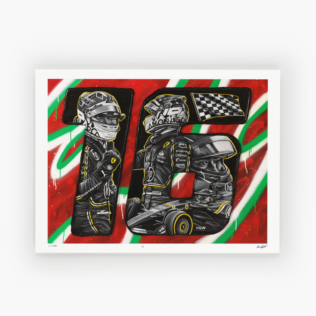 "16" Limited Edition Print – Ben Labuzzetta