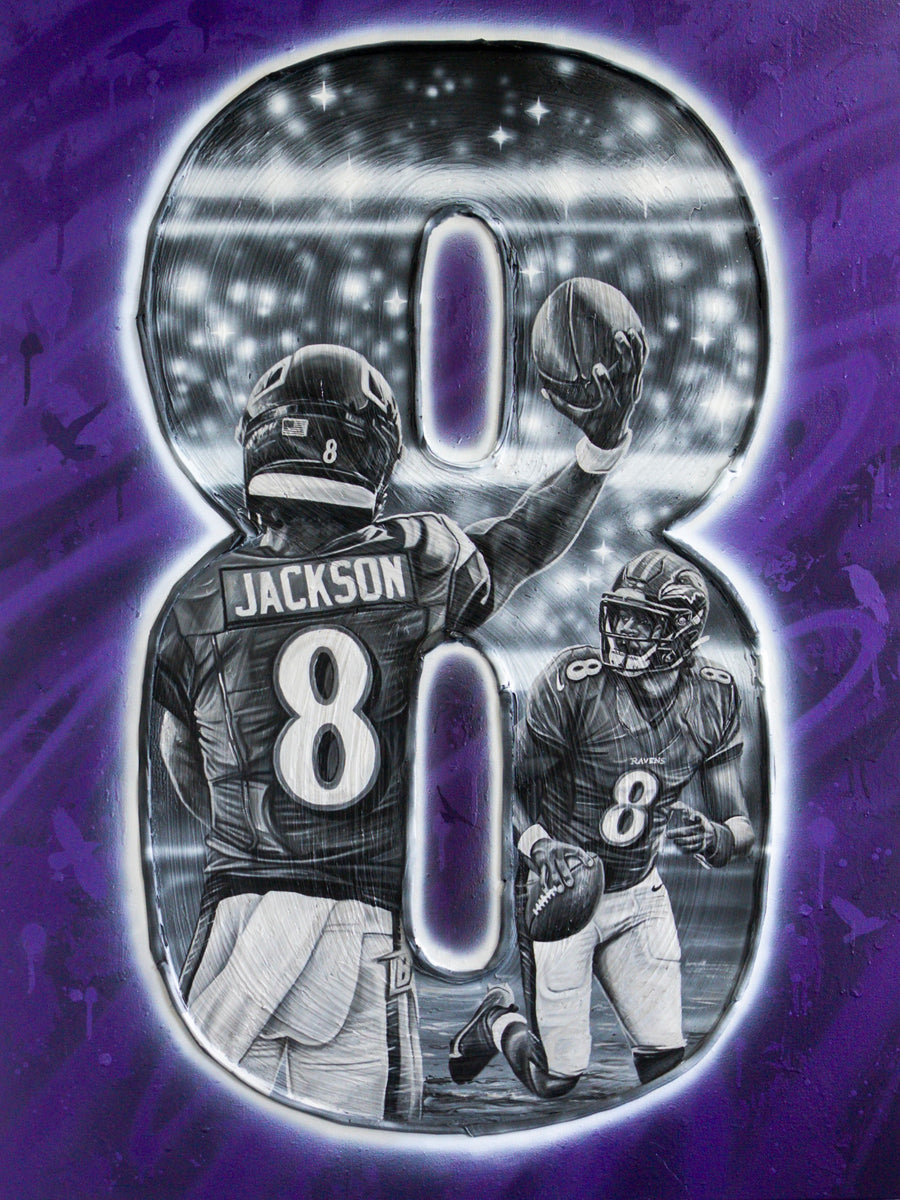 "8" Original Painting – Ben Labuzzetta