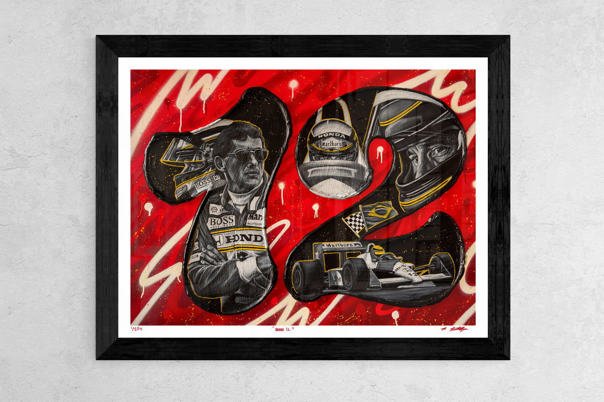 "Senna" Limited Edition Print – Ben Labuzzetta