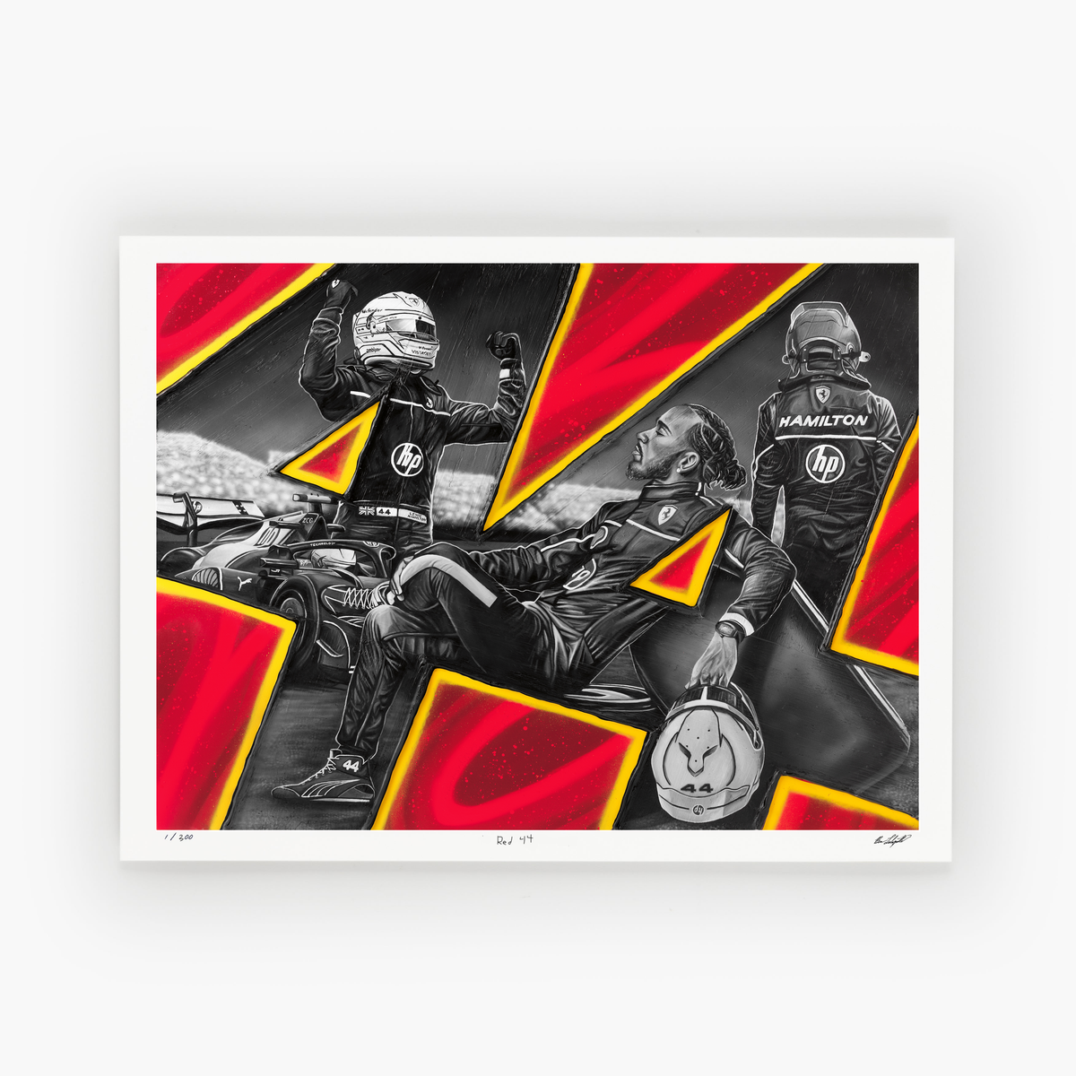 "Red 44" Limited Edition Print – Ben Labuzzetta